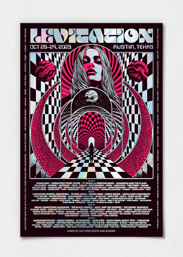 2023 Weekend Poster by Simon Berndt | LEVITATION