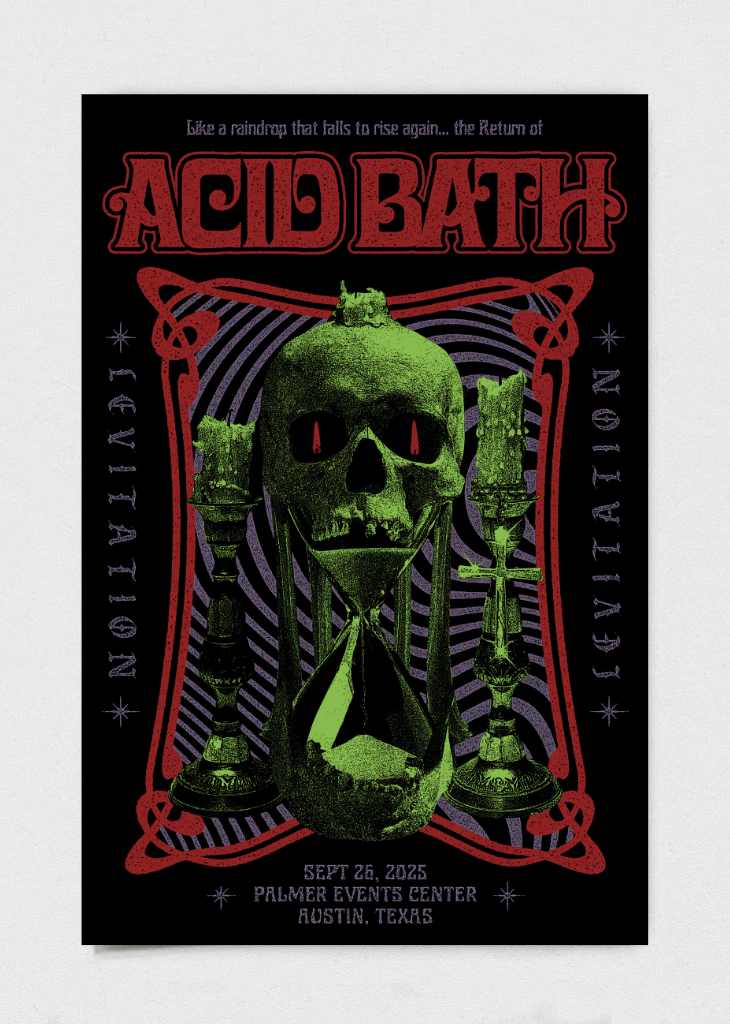 Acid Bath Poster by Branca Studio | LEVITATION