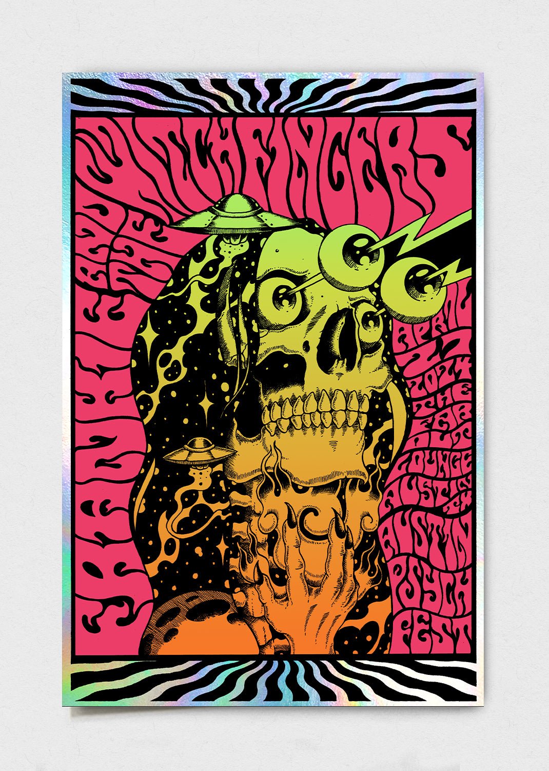 Frankie and the Witch Fingers Poster by Alan Forbes – LEVITATION