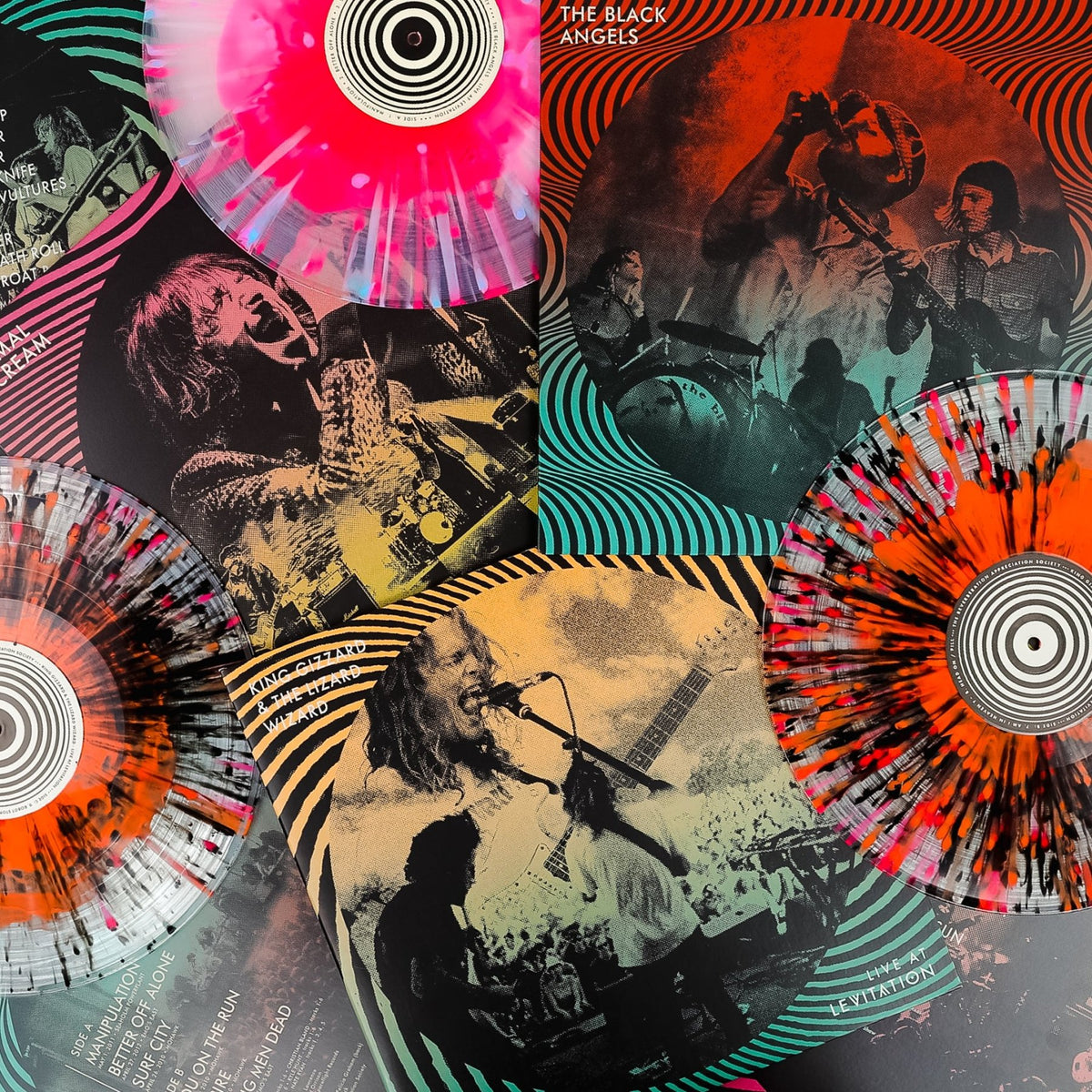 RVRB Vinyl Essentials - Live At Levitation 3 Pack – LEVITATION