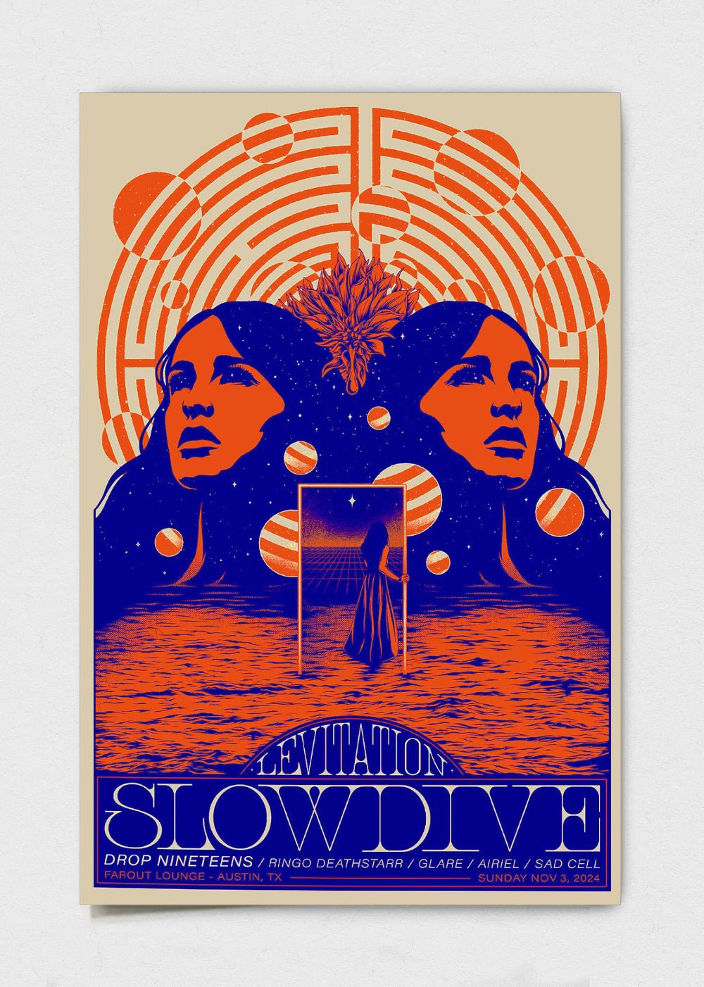 Slowdive Poster by Simon Berndt – LEVITATION