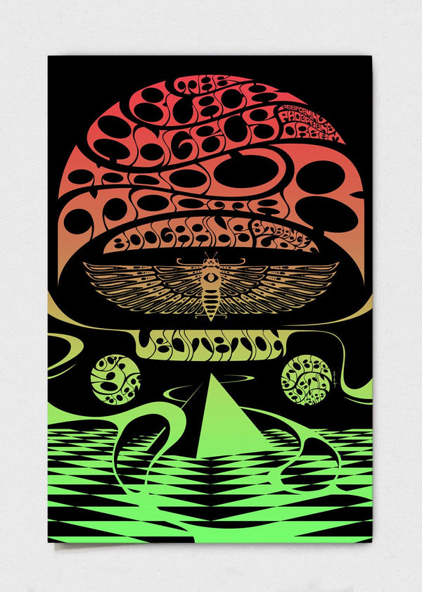 The Black Angels Poster by Robin Gnista | LEVITATION