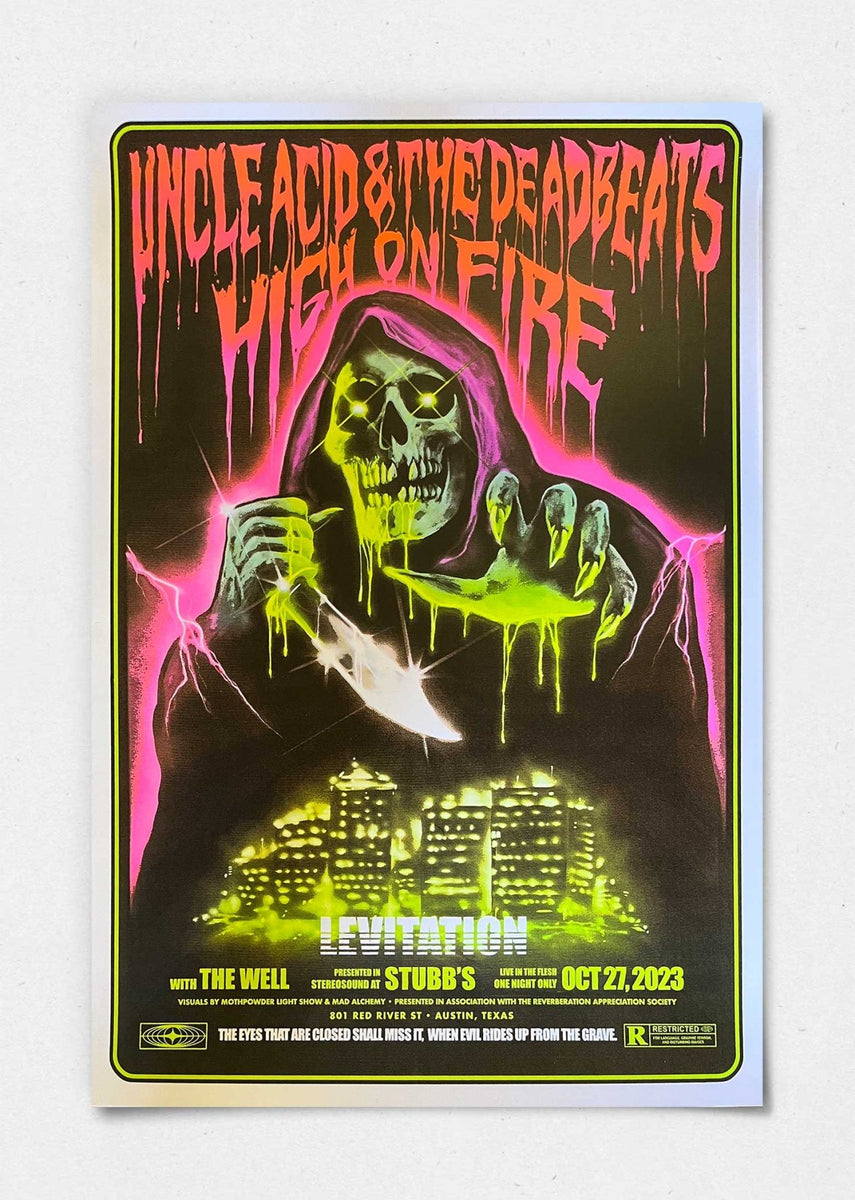 Uncle Acid & The Deadbeats by Chad J Keith Poster | LEVITATION